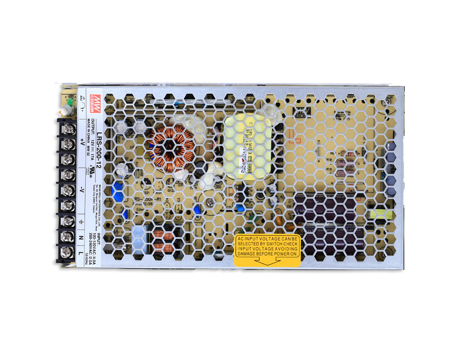 Taiwan MEANWell LRS-200-12 Power – LED-CARD Shopping